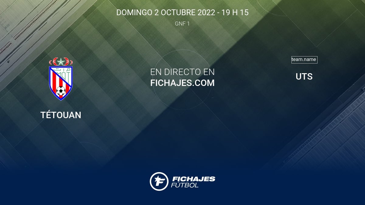 Resultados Tétouan - UTS (1-1) 4ª jornada de GNF 1 2022/2023 2/10 ...
