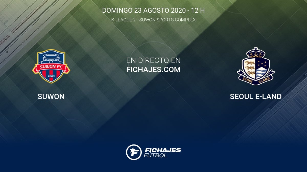 Resultados Suwon - Seoul E-Land (2-0) 16ª jornada de K League 2 2020 23 ...