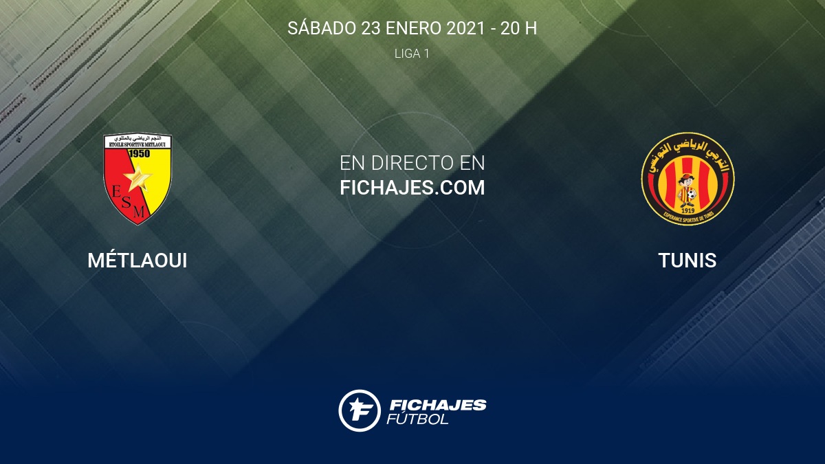 Resultados Métlaoui - Tunis (1-2) 13ª jornada de Liga 1 2020/2021 7/2 ...