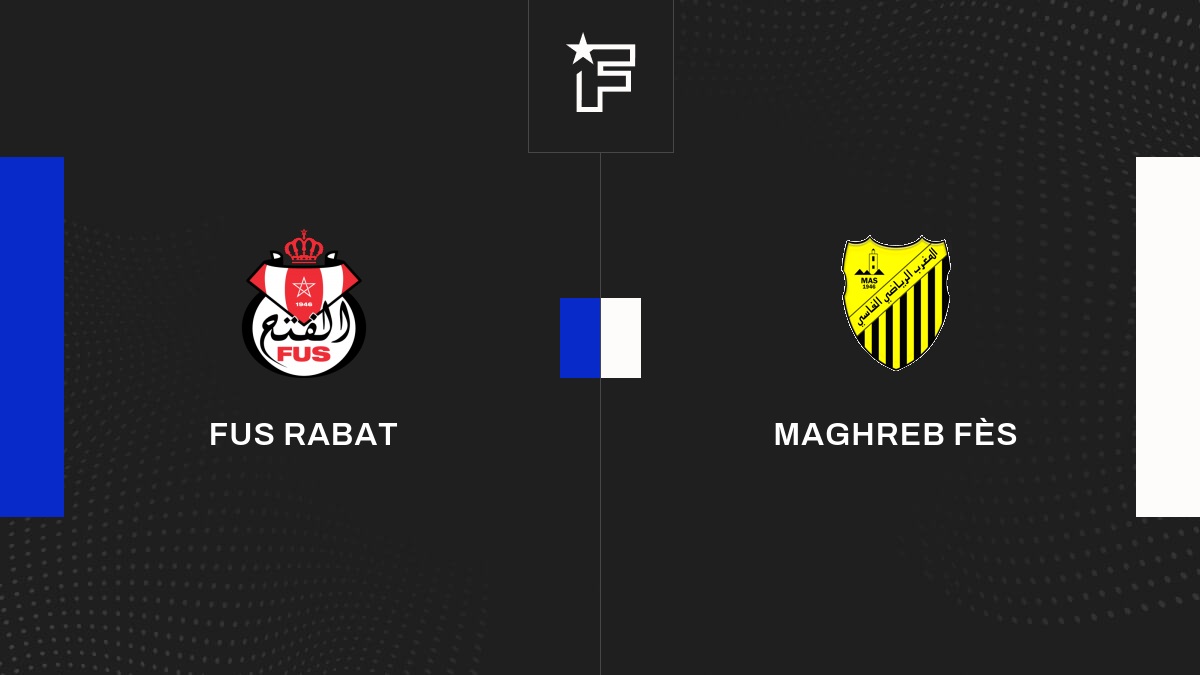 Resultados FUS Rabat - Maghreb Fès (1-1) 11ª jornada de GNF 1 2024/2025 ...