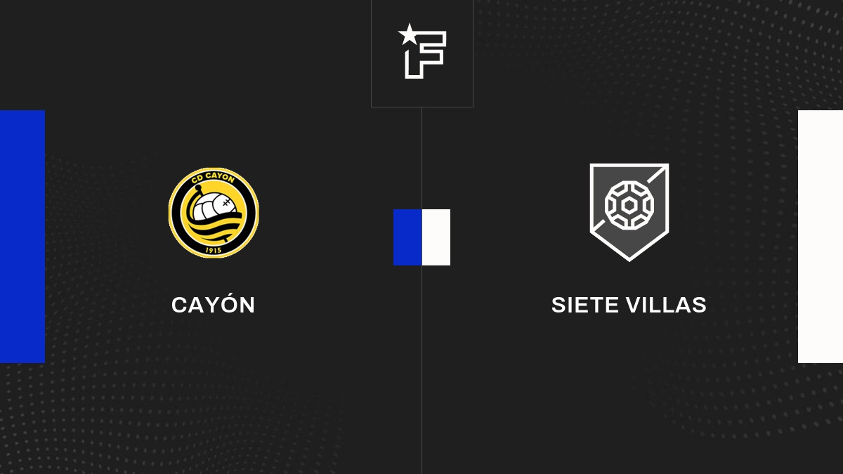 Resultados Cayón - Siete Villas (4-0) 19ª jornada de Segunda RFEF 2022/ ...