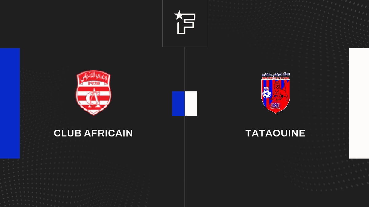 Club Africain vs Tataouine | Partido en Directo - 3ª jornada de Liga 1 ...