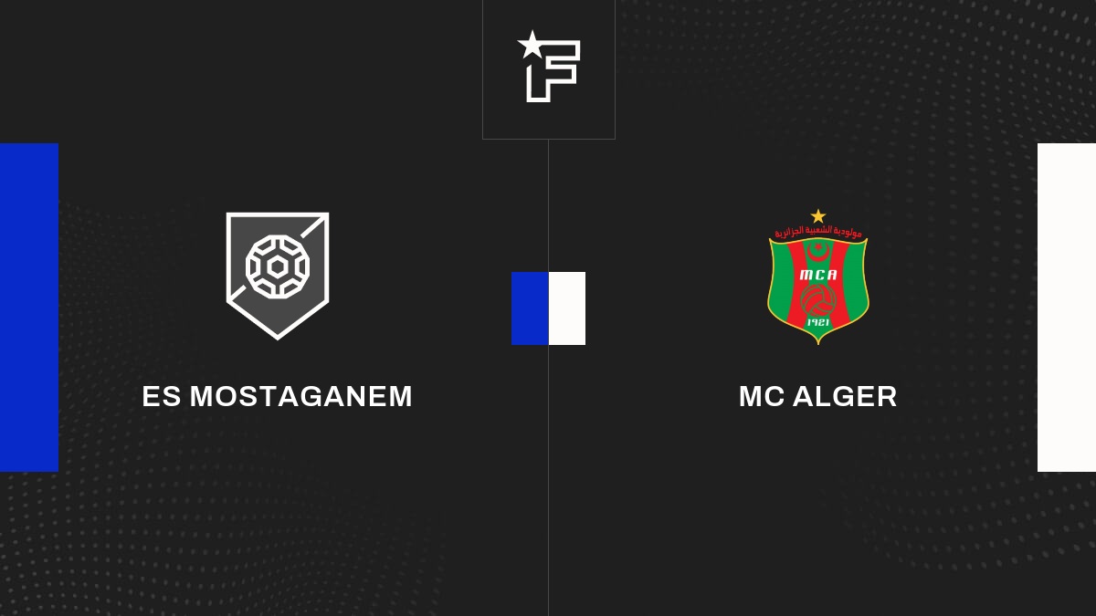 Resultados ES Mostaganem - MC Alger (1-1) 13ª jornada de Ligue 1 2024/ ...