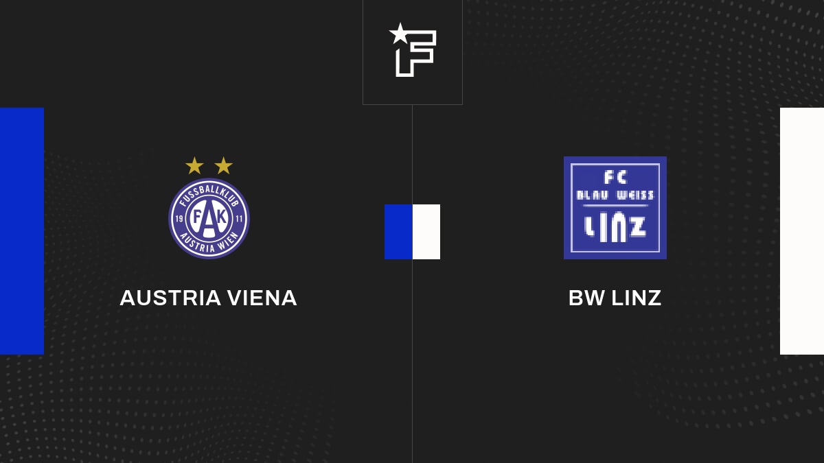 Resultados Austria Viena - BW Linz (0-0) 2ª jornada de Bundesliga 2023/ ...