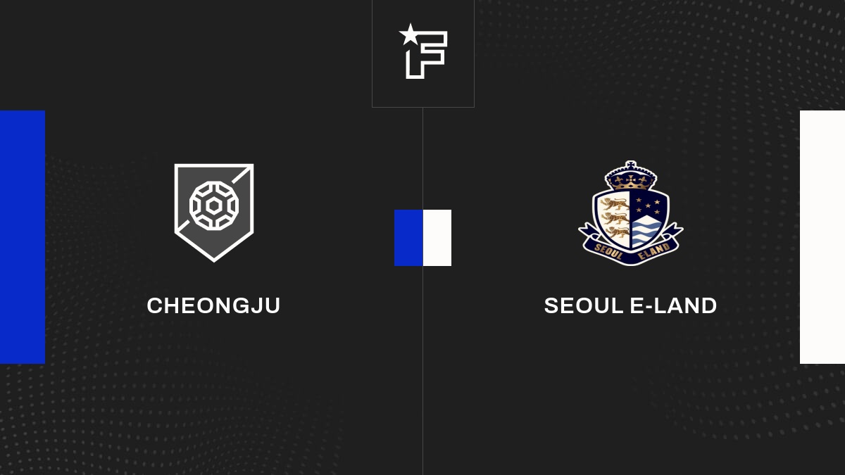 Resultados Cheongju - Seoul E-Land (2-1) 23ª jornada de K League 2 2023 ...