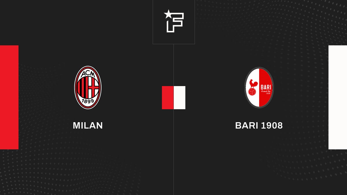 Resultados Milan - Bari 1908 (2-0) 1ra Ronda de Coppa Italia 2025/2026 ...