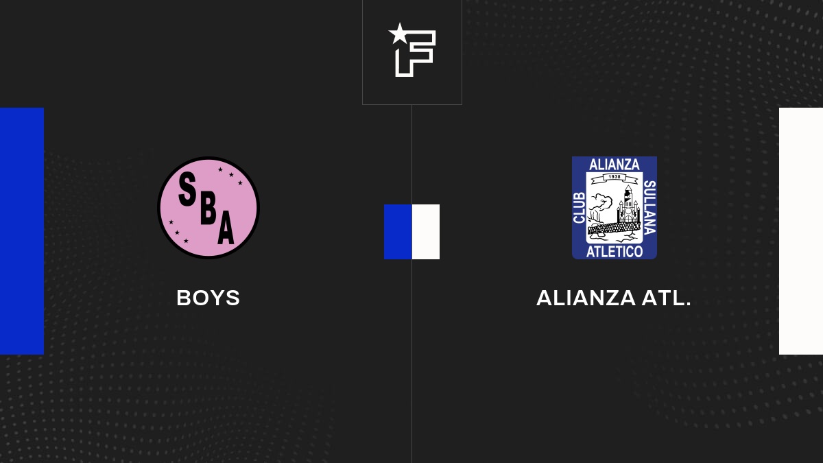 Boys vs Alianza Atl. | Partido en Directo - 19ª jornada de Primera ...