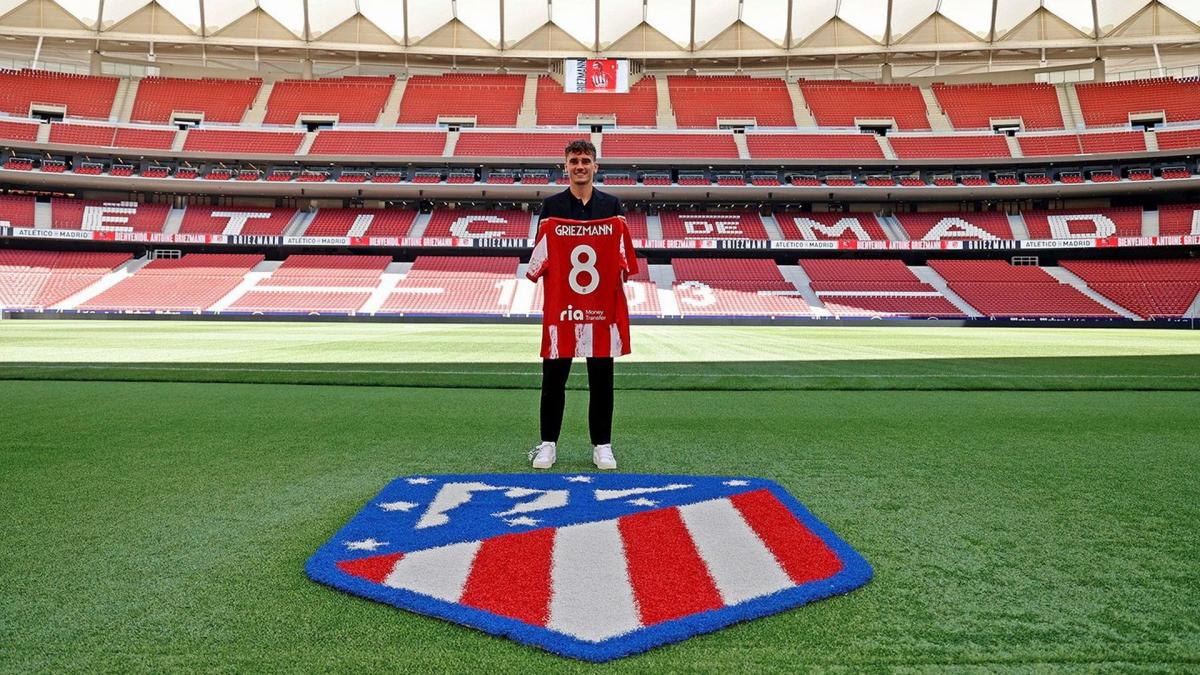 La puesta de largo de Antoine Griezmann con el Atlético de Madrid