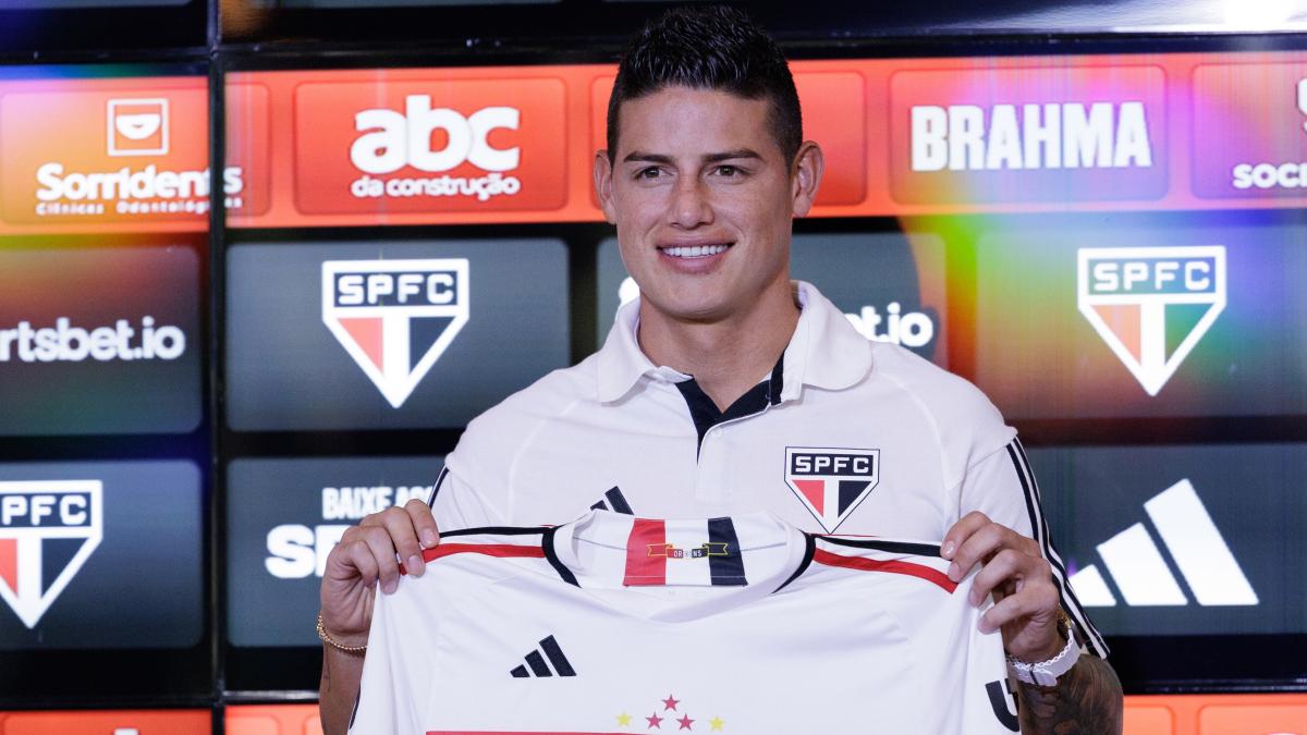 El renacer de James Rodríguez en Brasil