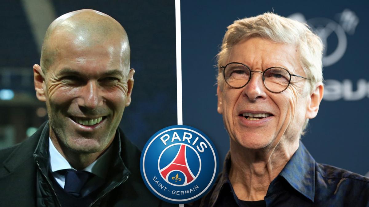 Zinedine Zidane y Arsene Wenger pueden formar dupla en el PSG
